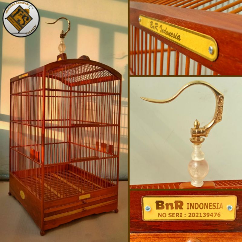 Jual SANGKAR/KANDANG KOTAK BNR JATI ASLI No. 2 | Shopee Indonesia