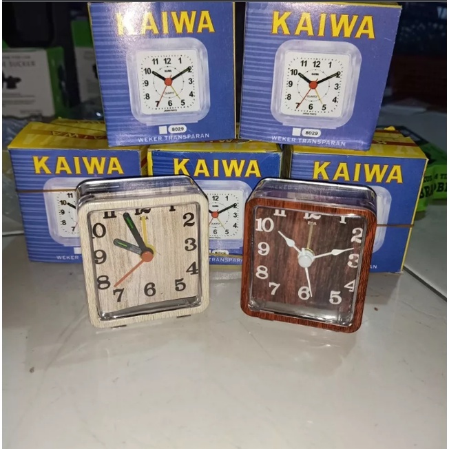 Jual Jam Weker transparan Kotak Mini / Jam Meja Beker / Jam Meja Alarm ...