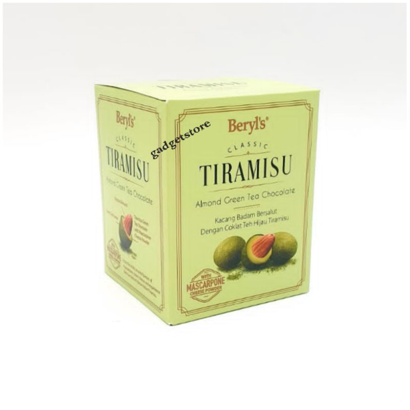Jual Coklat Beryls Almond Green Tea Tiramisu 100g | Shopee Indonesia