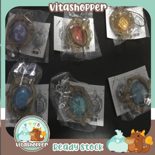 Jual [Ready Stock] - Genshin Impact Vision Inazuma Series Keychain ...