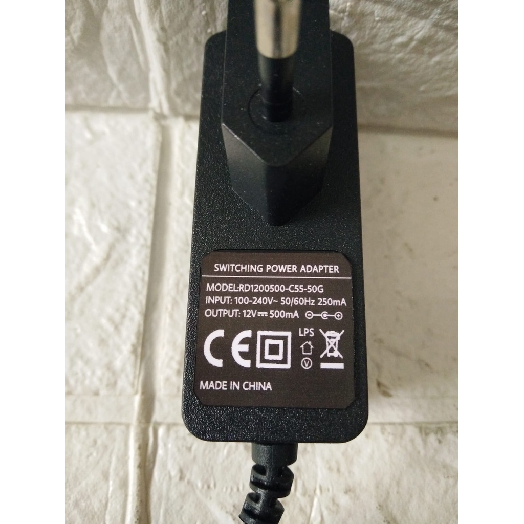 Jual ADAPTER COCOK BUAT TV BOX MXQ PRO 12V 500mA model:RD1200500-C55 ...