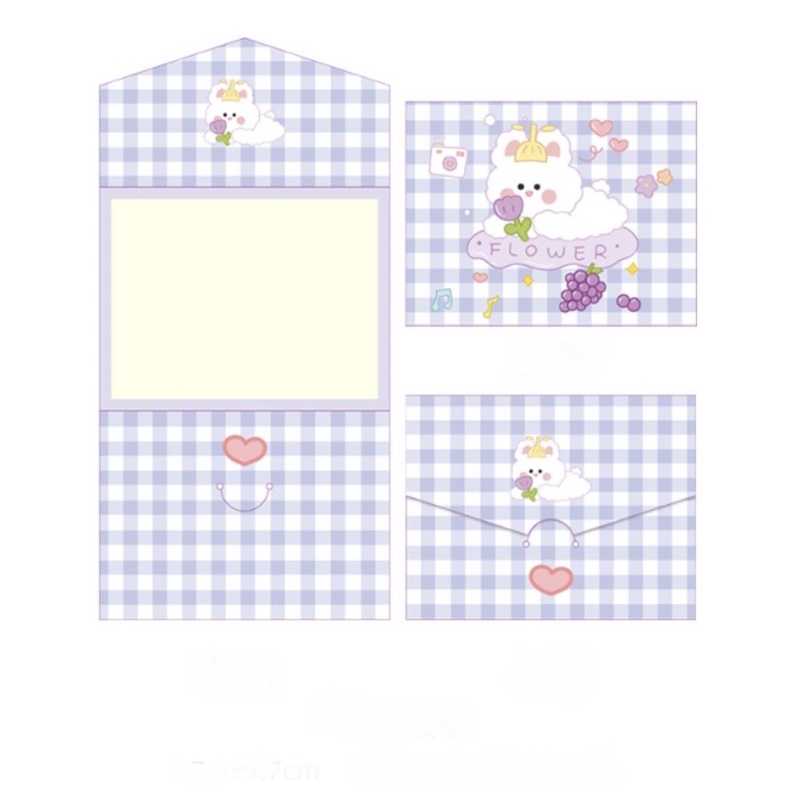 Jual kartu ucapan/greeting cards/kartu ulang tahun kawaii amplop import ...