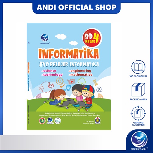 Jual Informatika, Ayo Belajar Informatika, Tingkat SD Kelas 4 | Shopee ...