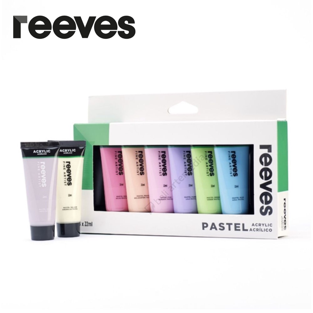 Jual Reeves Acrylic Paint Set - 8 x 22ml Pastel Colours | Shopee Indonesia