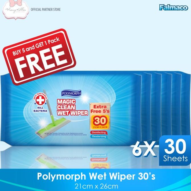 Jual Buy 5 GET 1 Refill Magic Clean WET Wipes 30s (21x26cm) | Shopee ...
