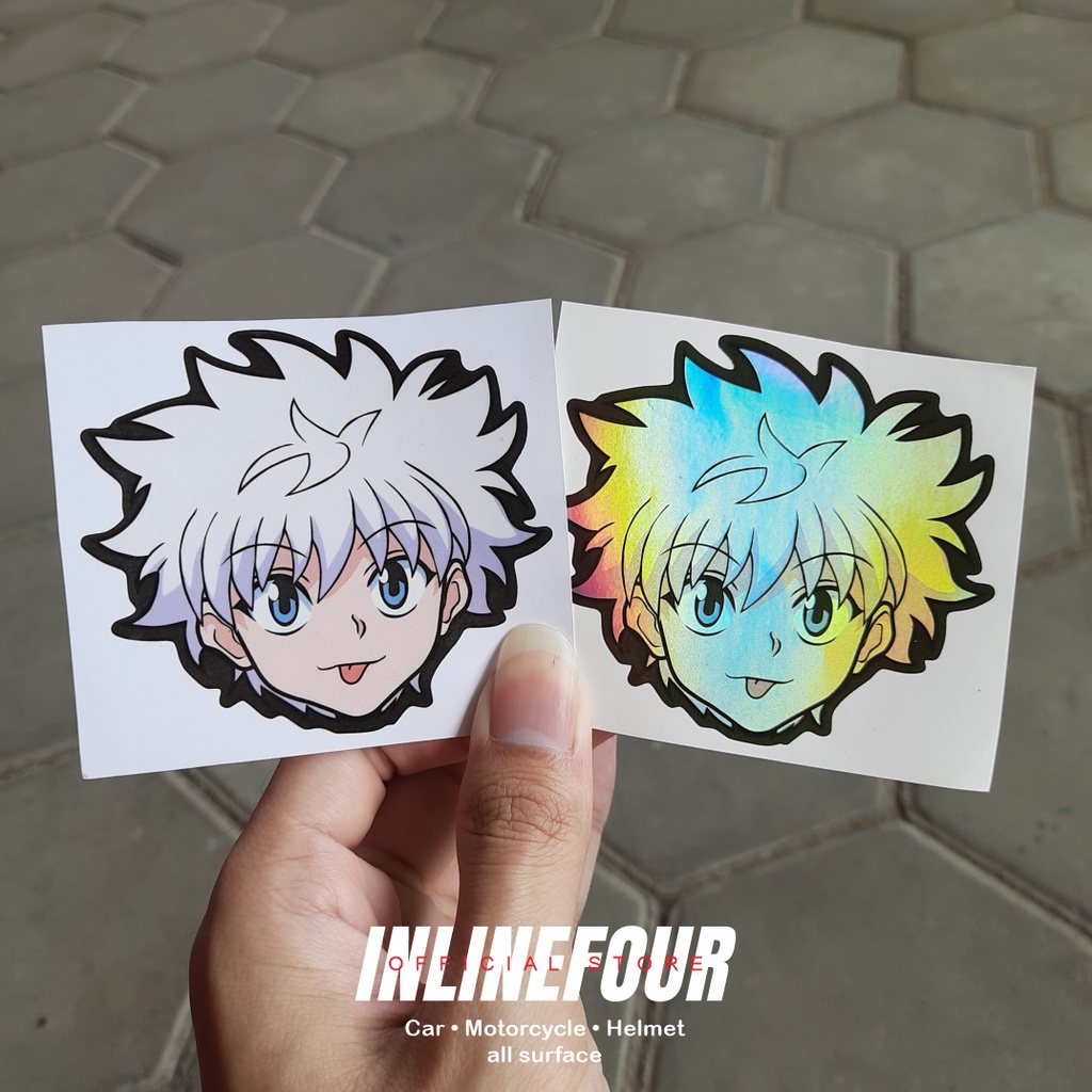 Jual Sticker Hologram Anime - Stiker Killua Hunter x Hunter - Wibu ...