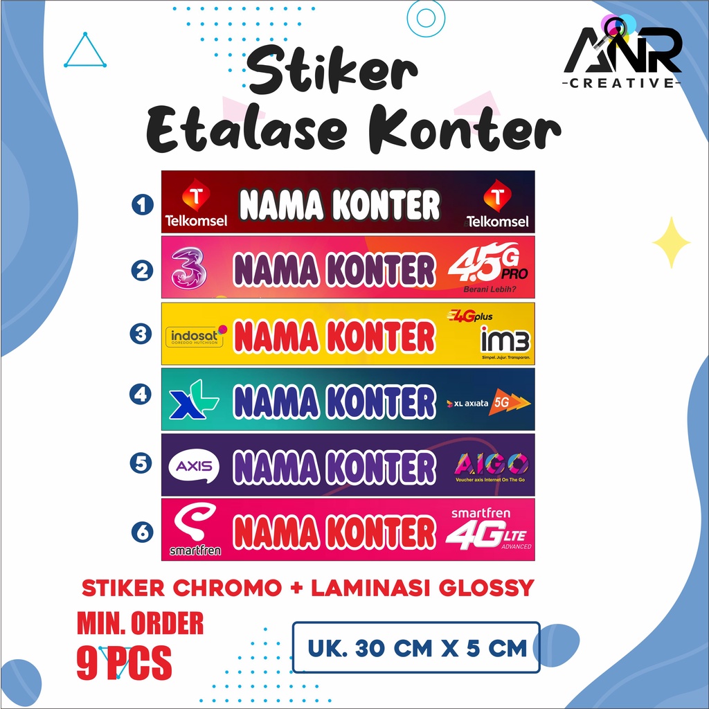 Jual Stiker Etalase Konter / Stiker counter / Stiker konter Murah ...