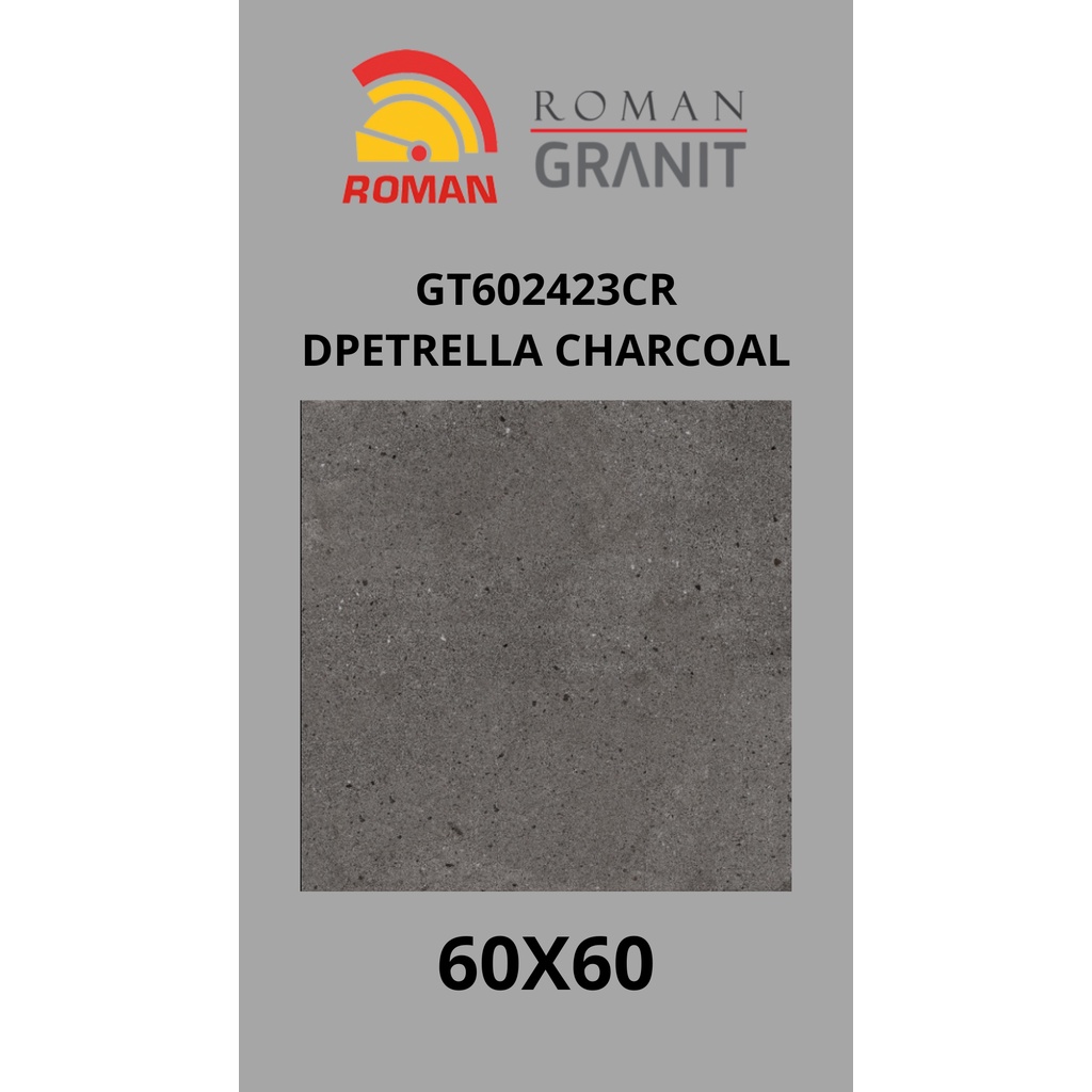 Jual ROMANGRANIT DPETRELLA CHARCOAL 60X60 GT602423CR ROMAN GRANIT ...