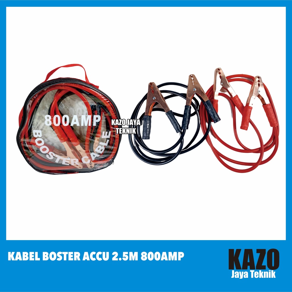 Jual Kabel Boster Accu 800 Amp, Kabel Jumper Aki 2.5M800A | Shopee Indonesia