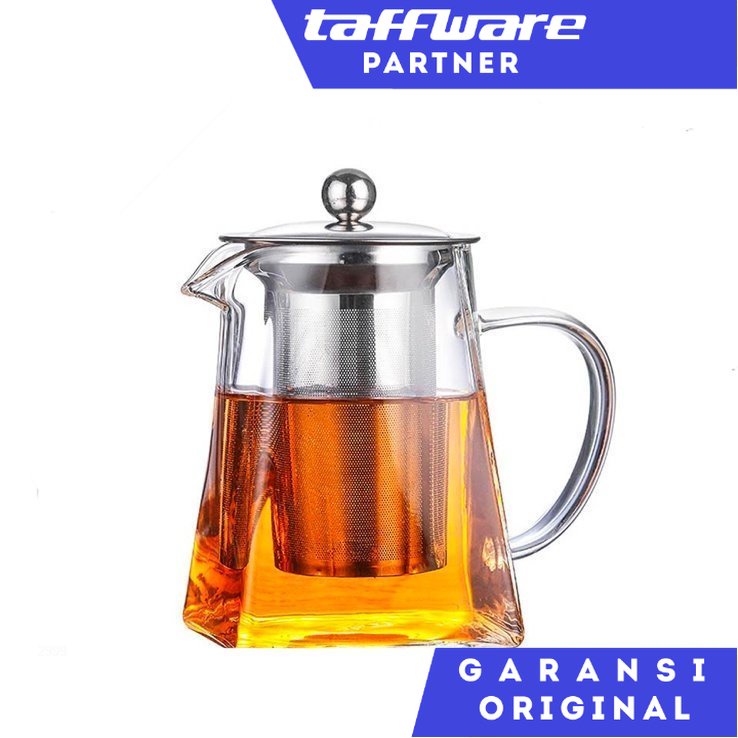 Jual Teko Pitcher Teh Chinese Teapot Maker Borosilicate Glass 550ml - TP-761 - Transparent ...