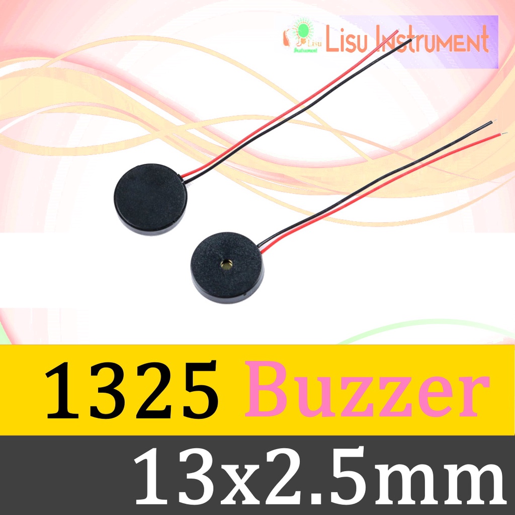 Jual 1325 Passive Buzzer Piezoelectric 13*2.5MM 13x2.5mm | Shopee Indonesia