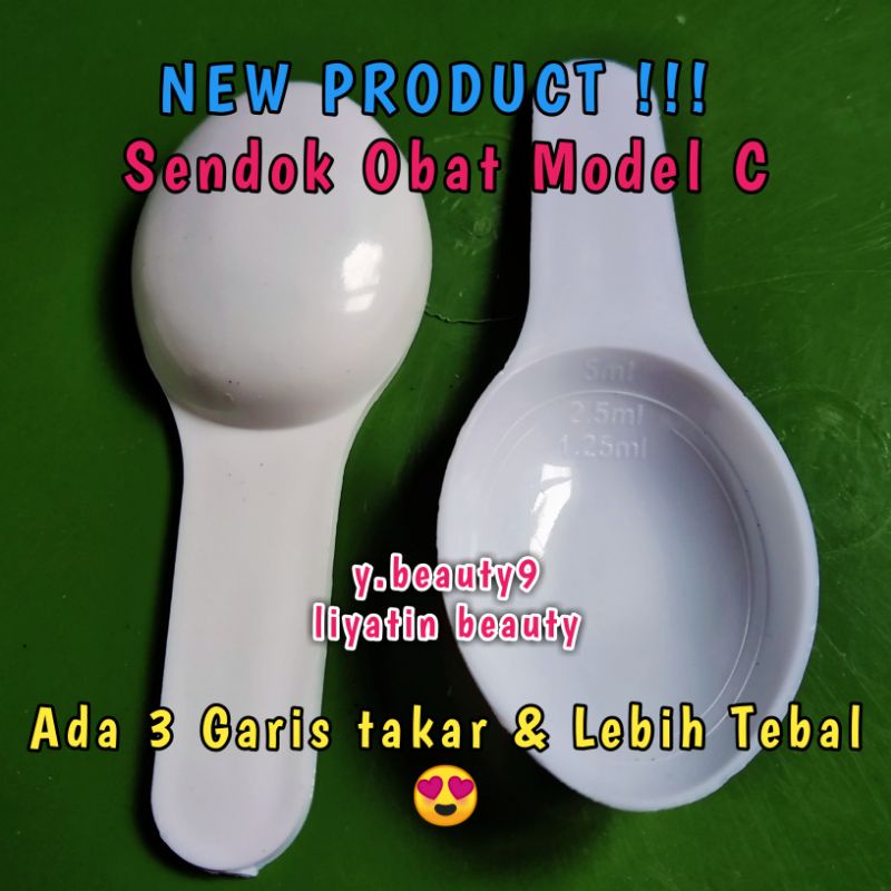 Jual Sendok Obat 5 ml Model C Ecer Kualitas Lebih Tebal | Shopee Indonesia