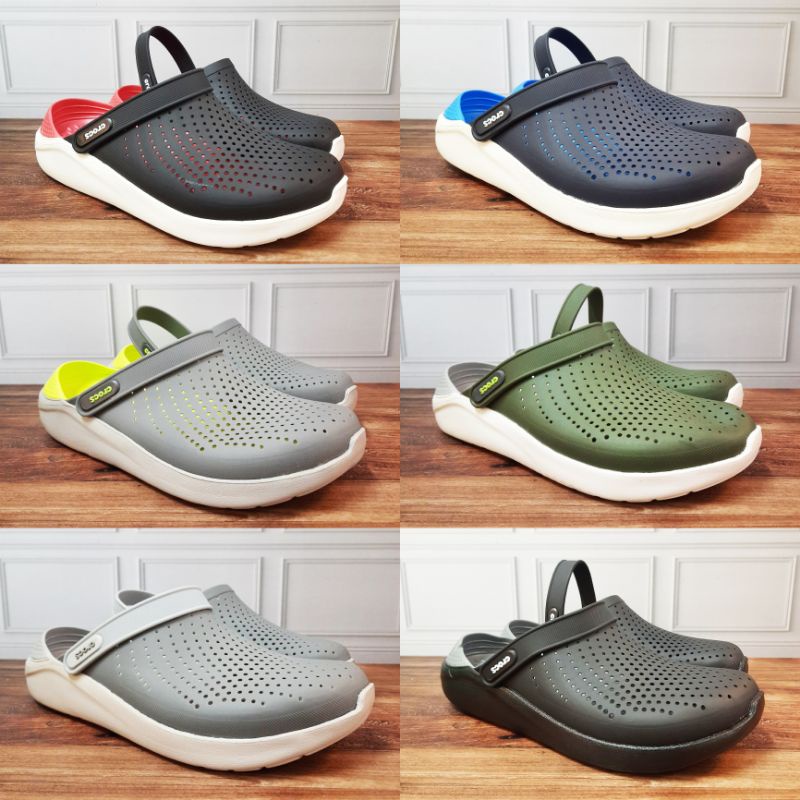 Jual CROCS LITERIDE CLOG/CROCS LITERIDE/SANDAL CROCS/SANDAL PRIA/SANDAL WANITA | Shopee Indonesia