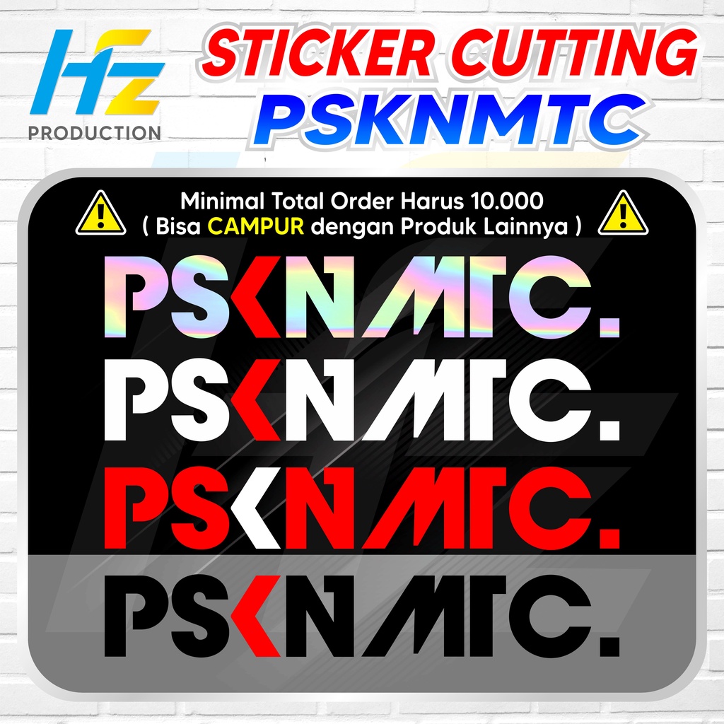 Jual Sticker PSKNMTC Cutting Sticker PASUKAN MATIC Motor Mobil Helm ...