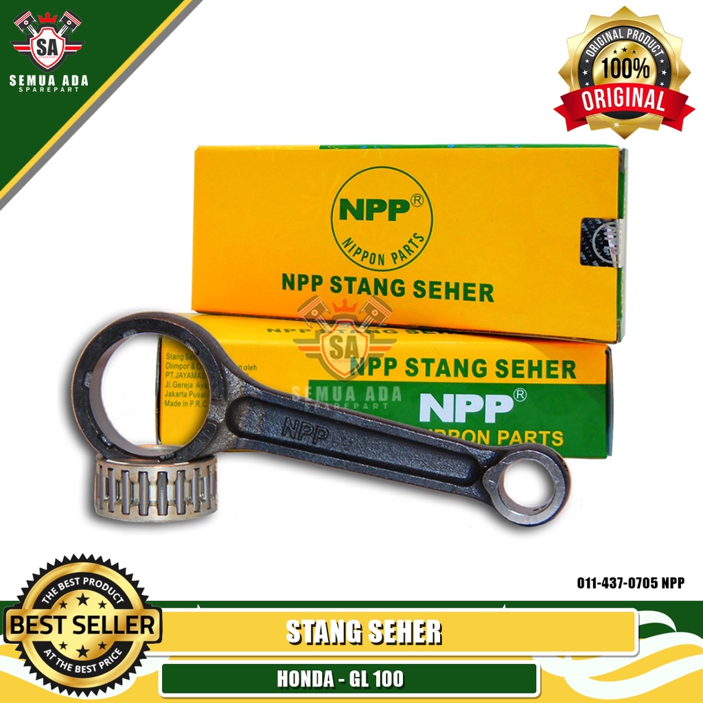 Jual STANG SEHER / CONROD KIT / CONNECTING ROD KIT NPP HONDA GL 100/CB 100 ORIGINAL 100% NPP ...