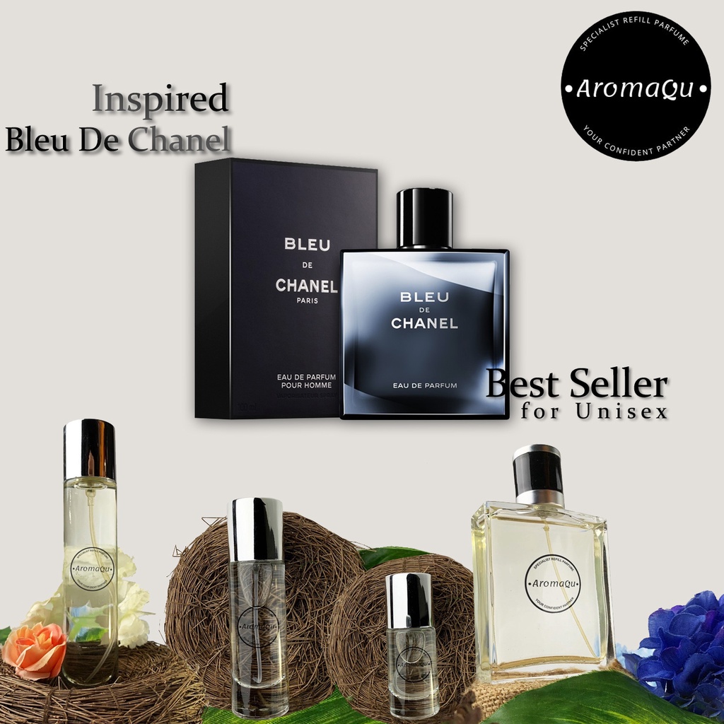 Jual Parfum Refill AromaQu Bleu d* Ch*n*l - Best Seller - Parfum Refill Bandung | Shopee Indonesia