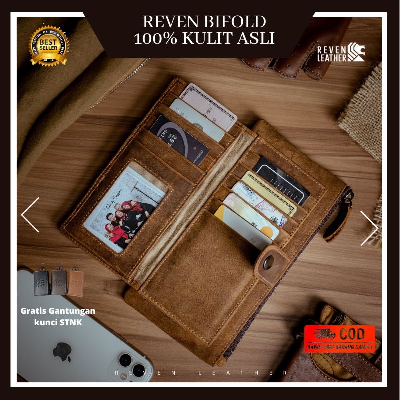 Jual Dompet Panjang Pria Cowok Cowo Laki laki Dompet Kulit Asli Pria ...