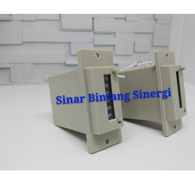 Jual counter timer analog 4 digit 220vac/counter analog 6digit | Shopee ...
