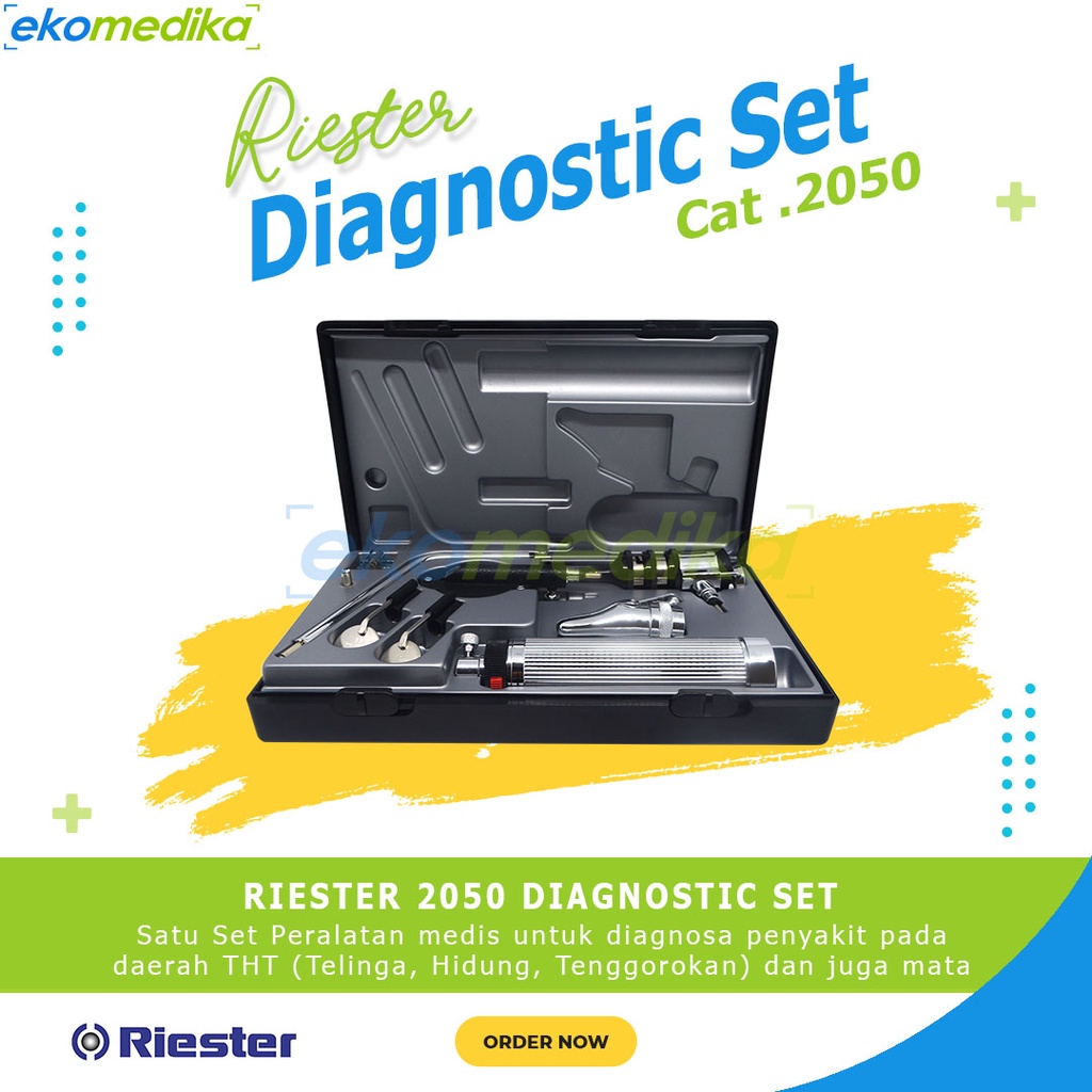 Jual Alat Diagnostic Set Riester Peralatan Diagnosa THT Set / RIESTER ...