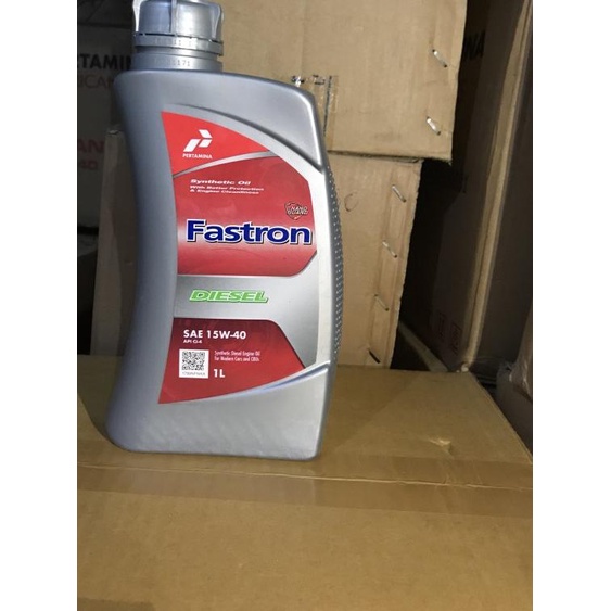 Jual OLI PERTAMINA FASTRON DIESEL SAE 15W-40 API CI-4 GALON 1 LITER | Shopee Indonesia