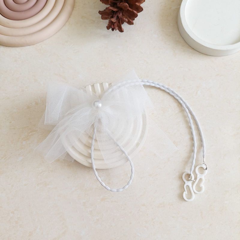 Jual Tali masker pita kain tile | konektor pita tile | strap masker ...