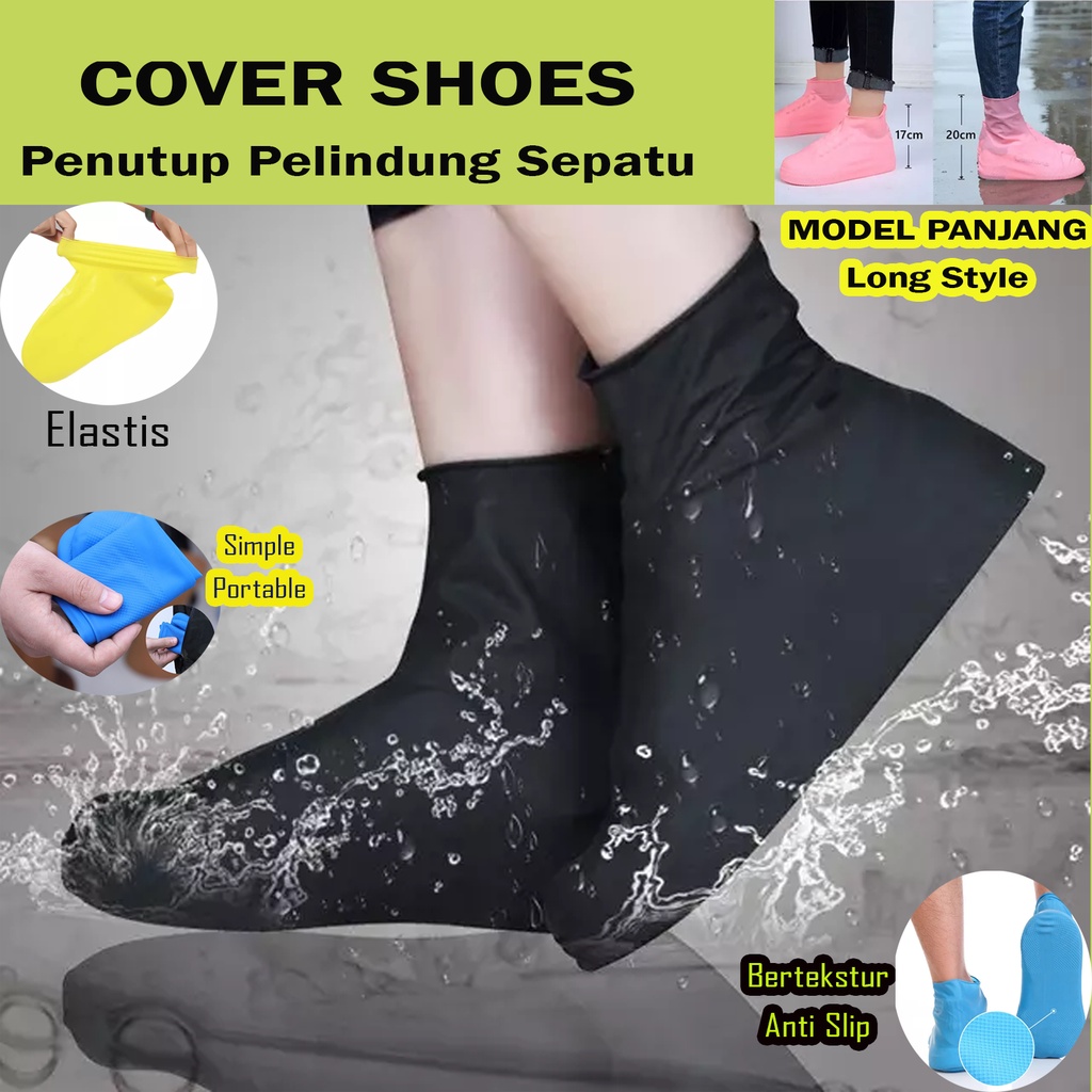 Jual Cover Shoes Protector Waterproof Sarung Cover Pelindung Sepatu ...
