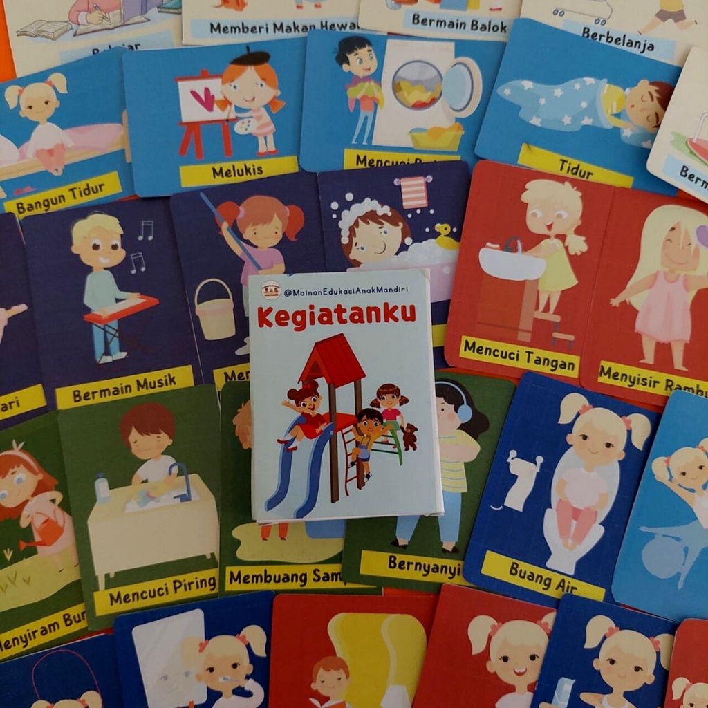 Jual FLASH CARD EDUKASI ANAK Flashcard Kartu Pintar Balita Kartu ...