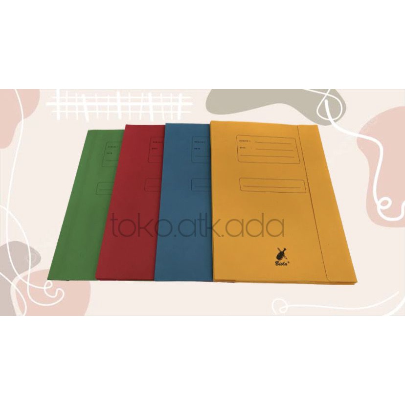 Jual MAP KERTAS / MAP BIOLA / MAP UKURAN FOLIO PER 10 PCS | Shopee ...