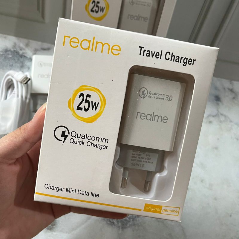 Jual TC AK933FC CHARGER REALME TYPE C 25W FAST CHARGING 6 6S 6 PRO 7 8 ...