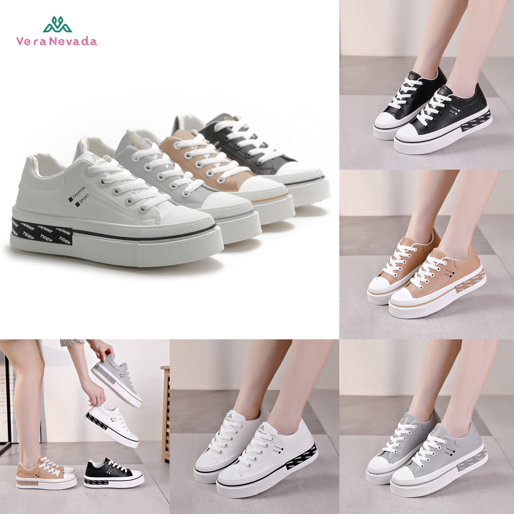 Jual Vera Nevada Sepatu Sneakers Wanita Sport Shoes V006 | Shopee Indonesia
