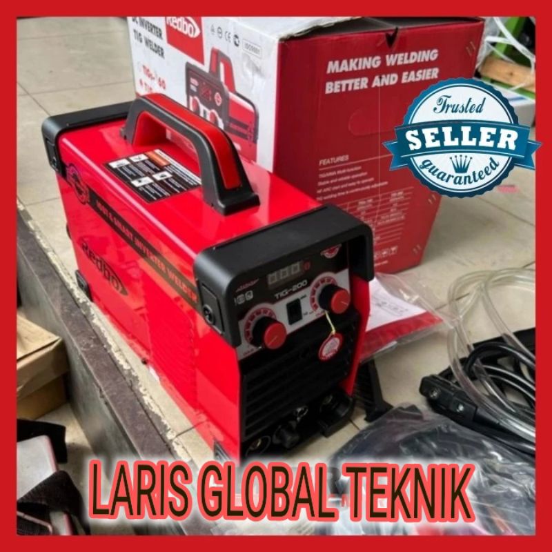 Jual Mesin Las Argon Stainless REDBO TIG 200A travo las 200A argon ...