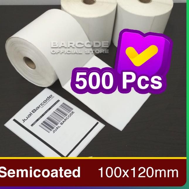 Jual Label Printer Bare Semicoated Uk 100 x 120 mm 10 x 12 cm isi ...