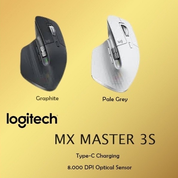 Jual Logitech Mx Master 3s Wireless Bluetooth Mouse Mx Master 3 S 6943