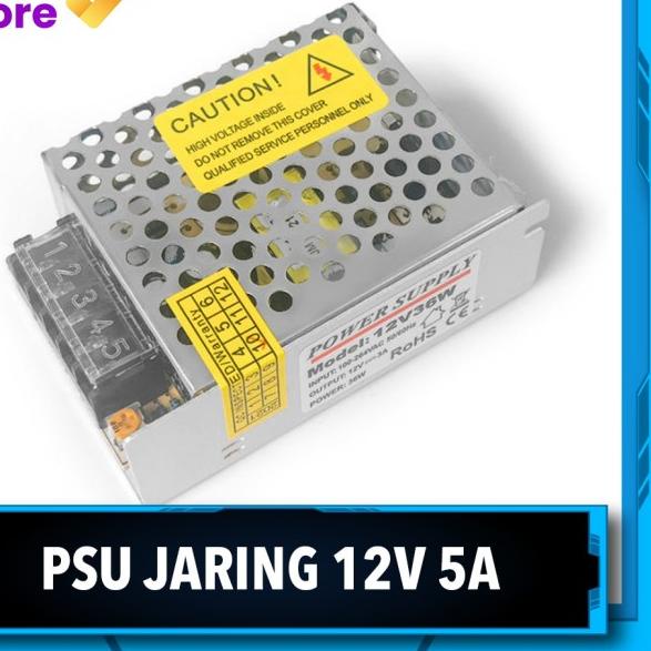 Jual CCTV Power Supply 12V 5A / PSU Jaring 5 Ampere AC DC Switching Power | Shopee Indonesia