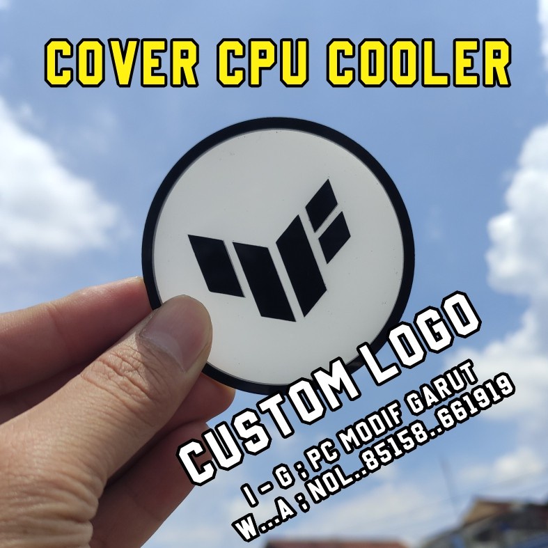 Jual CUSTOM CPU COOLER REPLACEMENT LOGO | Shopee Indonesia