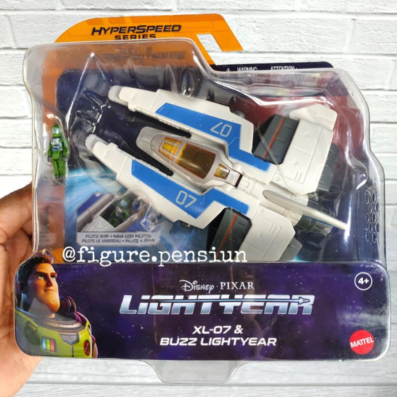 Jual DISNEY PIXAR BUZZ LIGHTYEAR XL-07 HYPERSPEED MATTEL ACTION FIGURE ...
