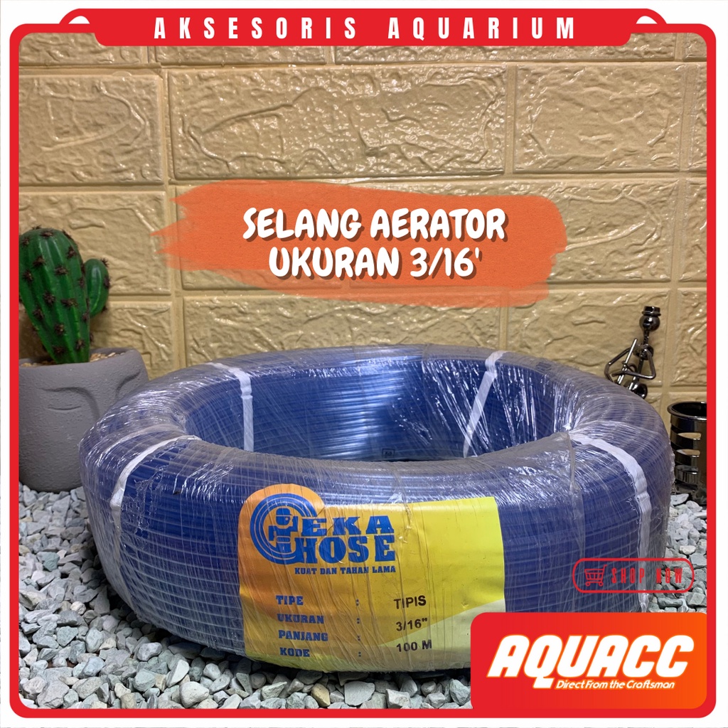 Jual Selang Aerator Airator Kultur Artemia Hidroponik Siphon 3/16" Per ...