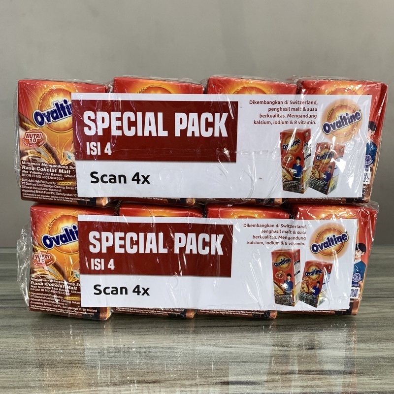 Jual SPECIAL PACKAGE OVALTINE 125ML (4PCS) | Shopee Indonesia