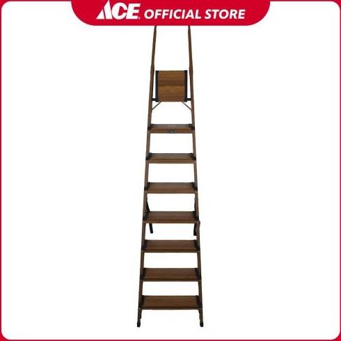 Jual ACE - Fixsteps Tangga Lipat Aluminium 8 Wide Steps Motif Kayu ...