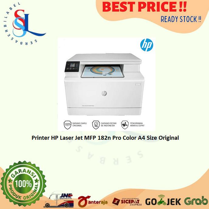 Jual Printer HP Laser Jet MFP 182n Pro Color [A4 Size] Original ...