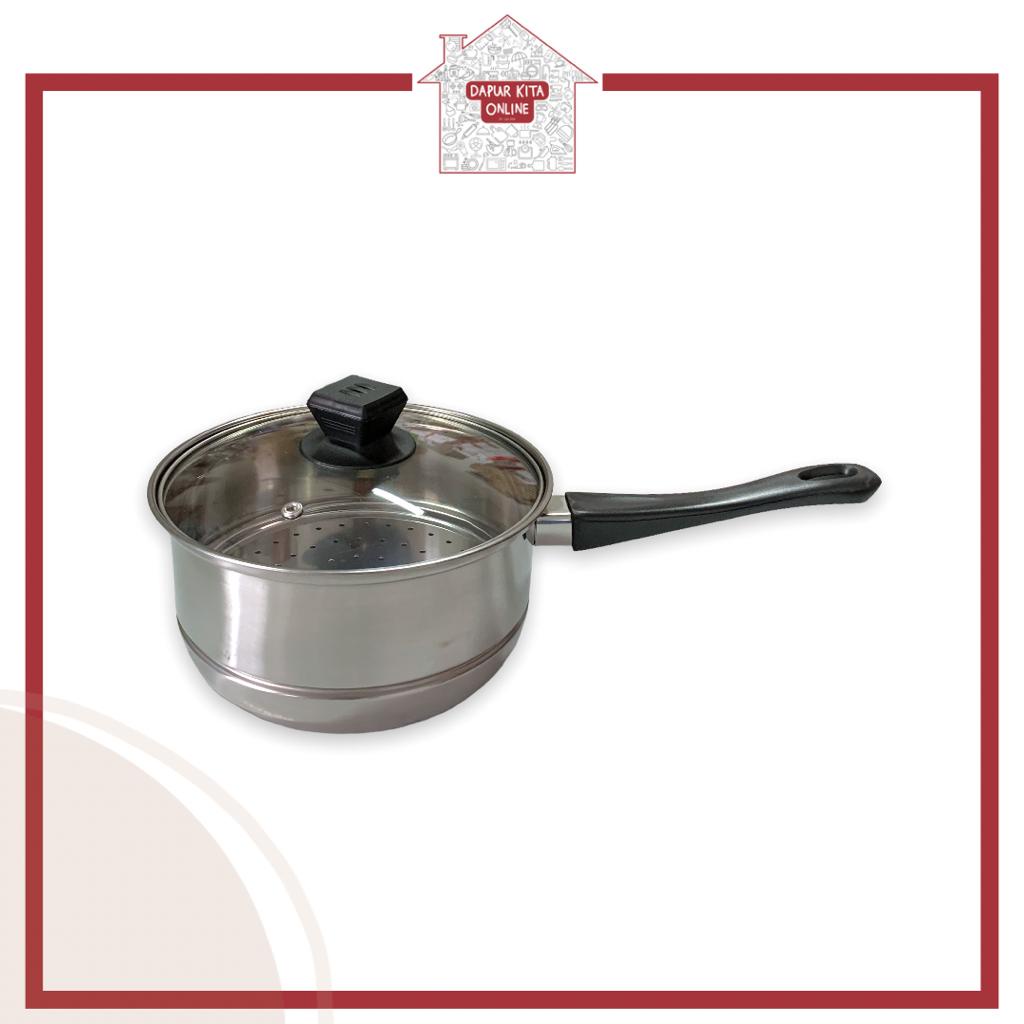 Jual Milk Pot Steamer 20Cm / Panci Kukus 20cm Steamer Panci Susu Milk ...
