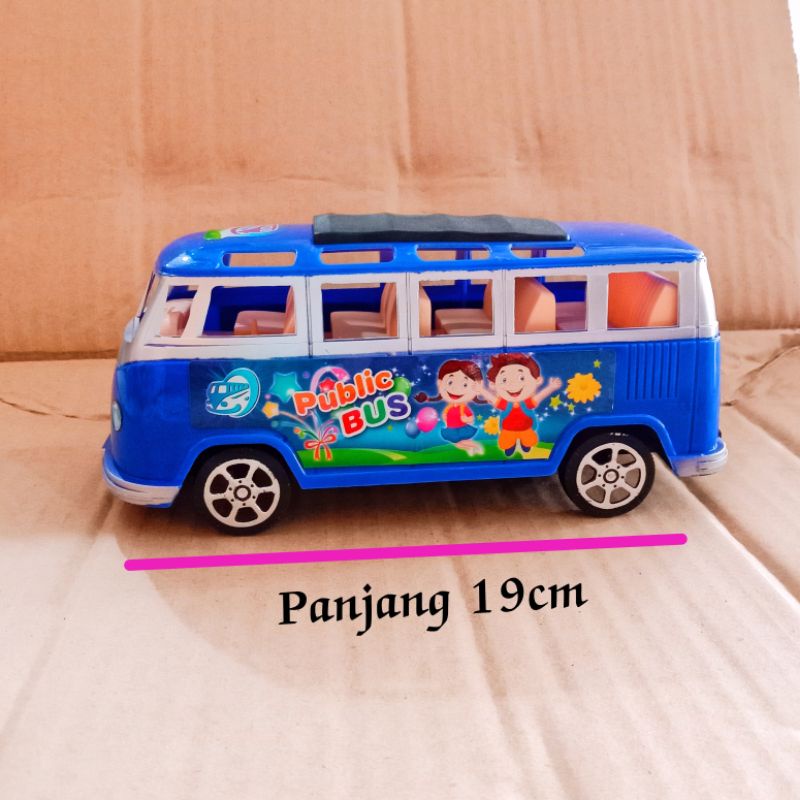 Jual Mainan Mobil Bus Unik Antik Bahan Plastik Ukuran Panjang 19 cm ...