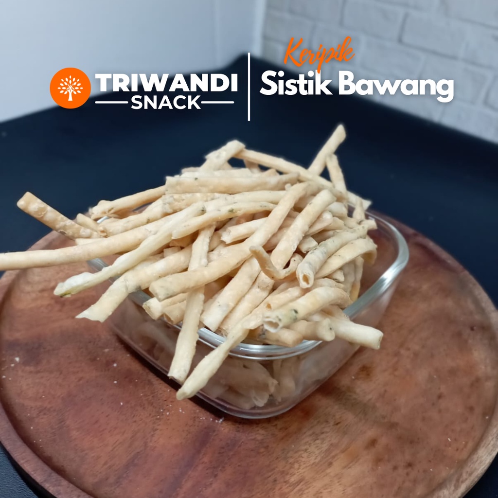 Jual Sistik bawang cemilan kemasan 100 - 250 gr TRIWANDI SNACK oleh ...
