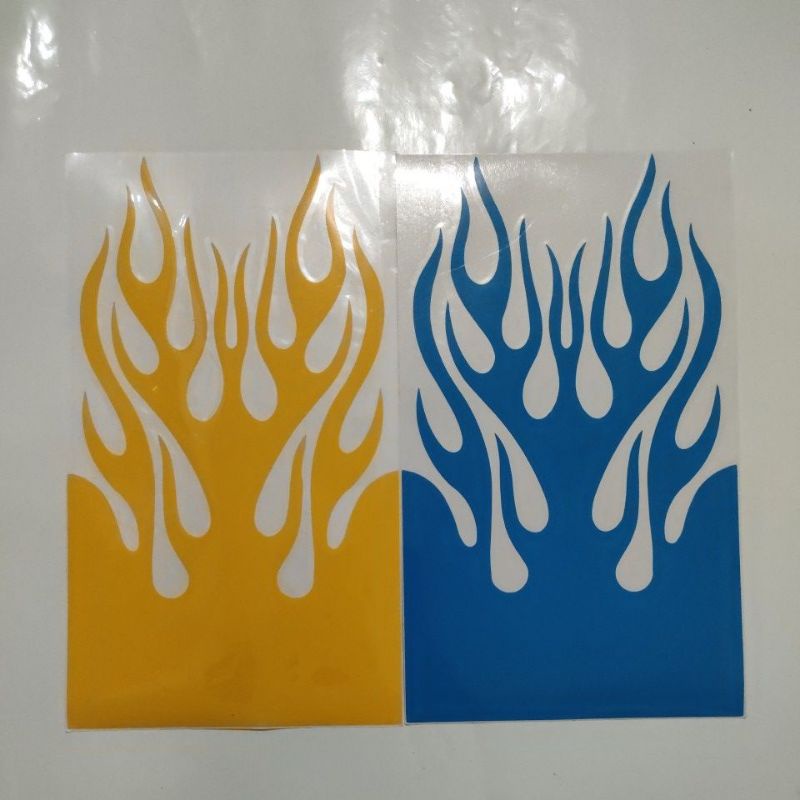 Jual Stiker Cutting Api Untuk Spakbor Depan Dll Ukuran 14.5 x 24.5 (1 ...