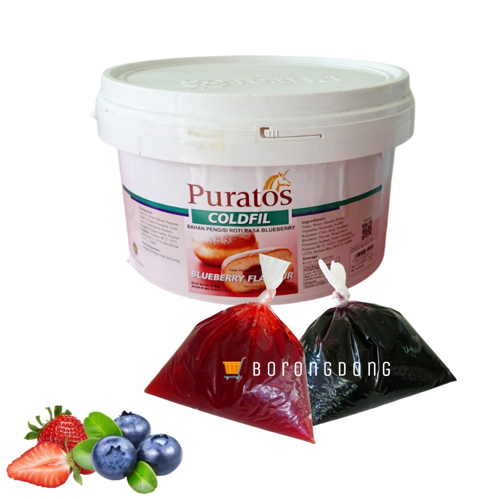 Jual Selai Buah Puratos Coldfil Filling Strawberry & Blueberry 250g ...