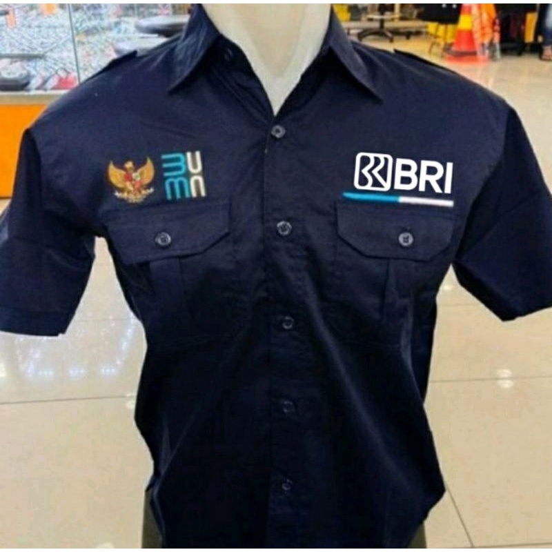 Jual kemeja bank BRI seragam bank BRI baju bank BRI Kemeja BUMN tangan ...