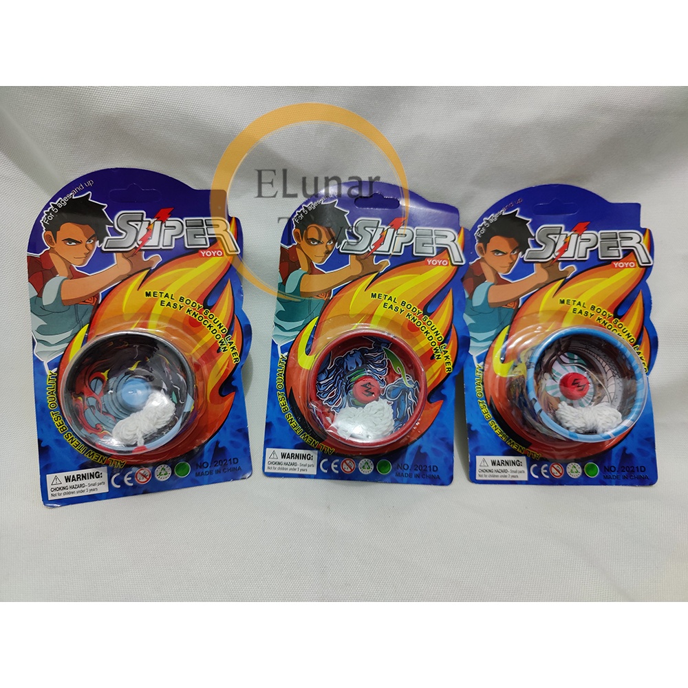 Jual Mainan Yoyo Super Anak Premium Bahan Besi Metal Tradisional Bulat ...
