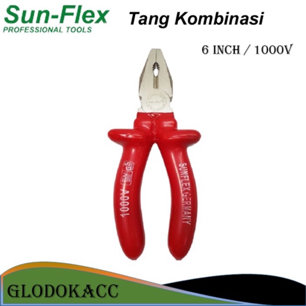 Jual Promo Tang Kombinasi 6 inch / Sun-flex Tang Combination 1000V ...