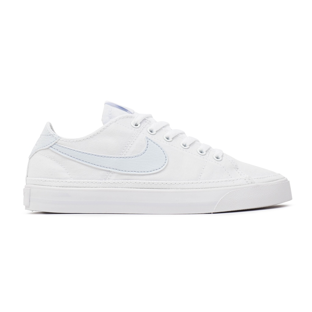 Jual Nike Court Legacy Canvas Womens White/Football Grey | Shopee Indonesia
