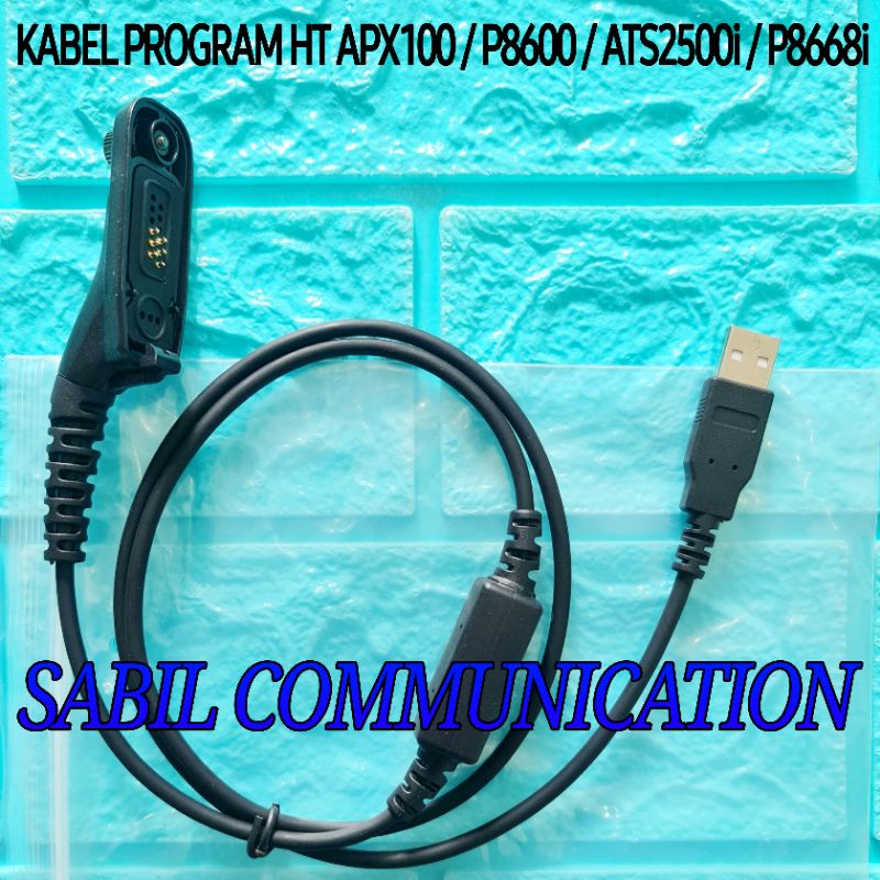 Jual KABEL PROGRAM HT MOTOROLA APX1000 ATS2500i XIR P9260 P8668i ...